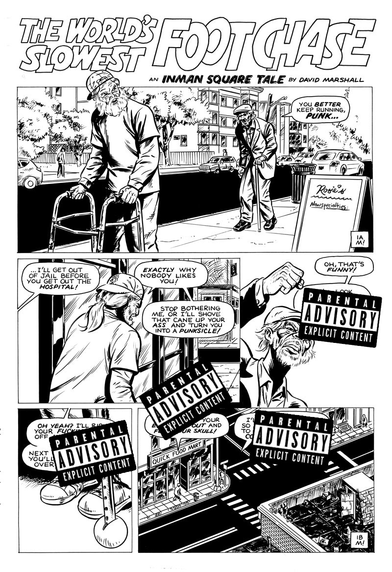 Inky Stories: The World’s Slowest Foot Chase